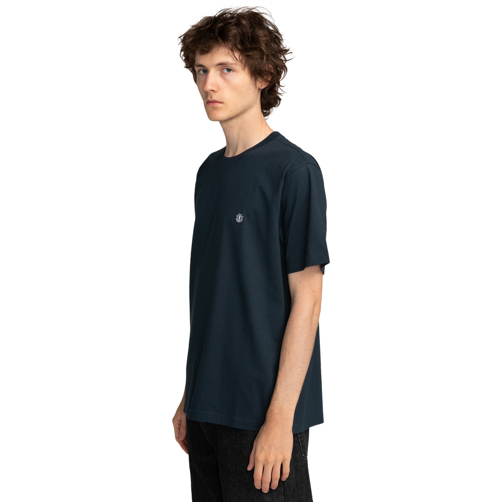 Camiseta de manga corta para hombre Icon Embroidery Element Azul oscuro ...