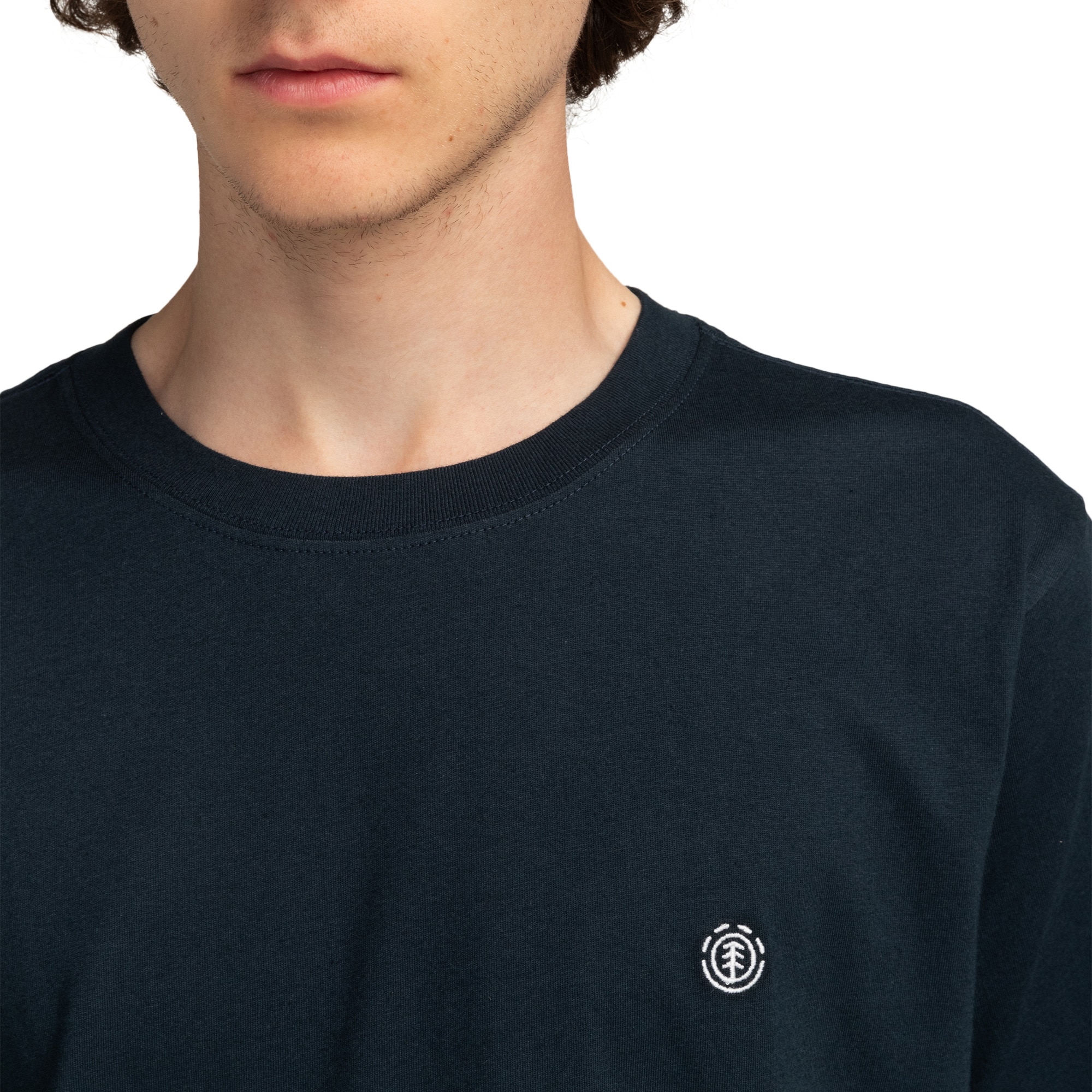 Camiseta de manga corta para hombre Icon Embroidery Element Azul oscuro ...