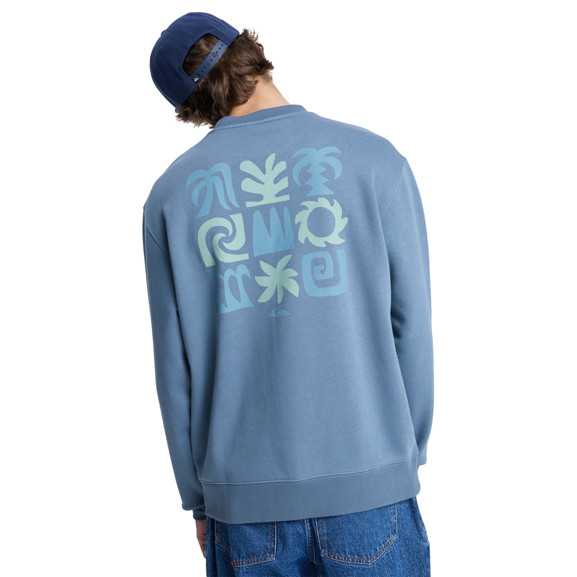 Sudadera de hombre Salt Water Graphic Quiksilver Azul · El Corte Inglés