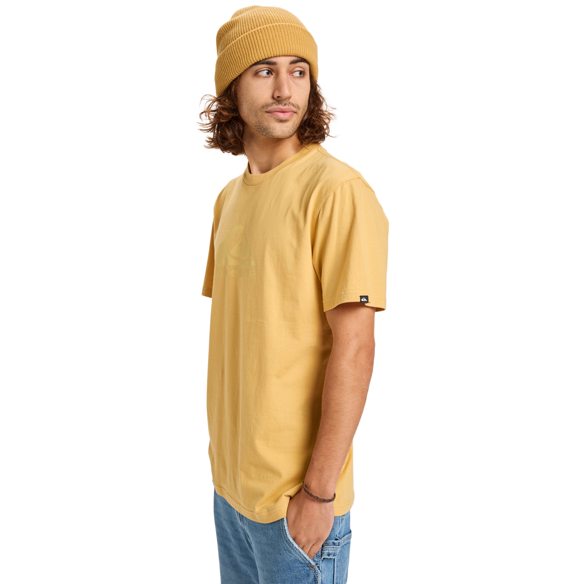 Camiseta de hombre Ev Comp Logo Quiksilver Amarillo · El Corte Inglés