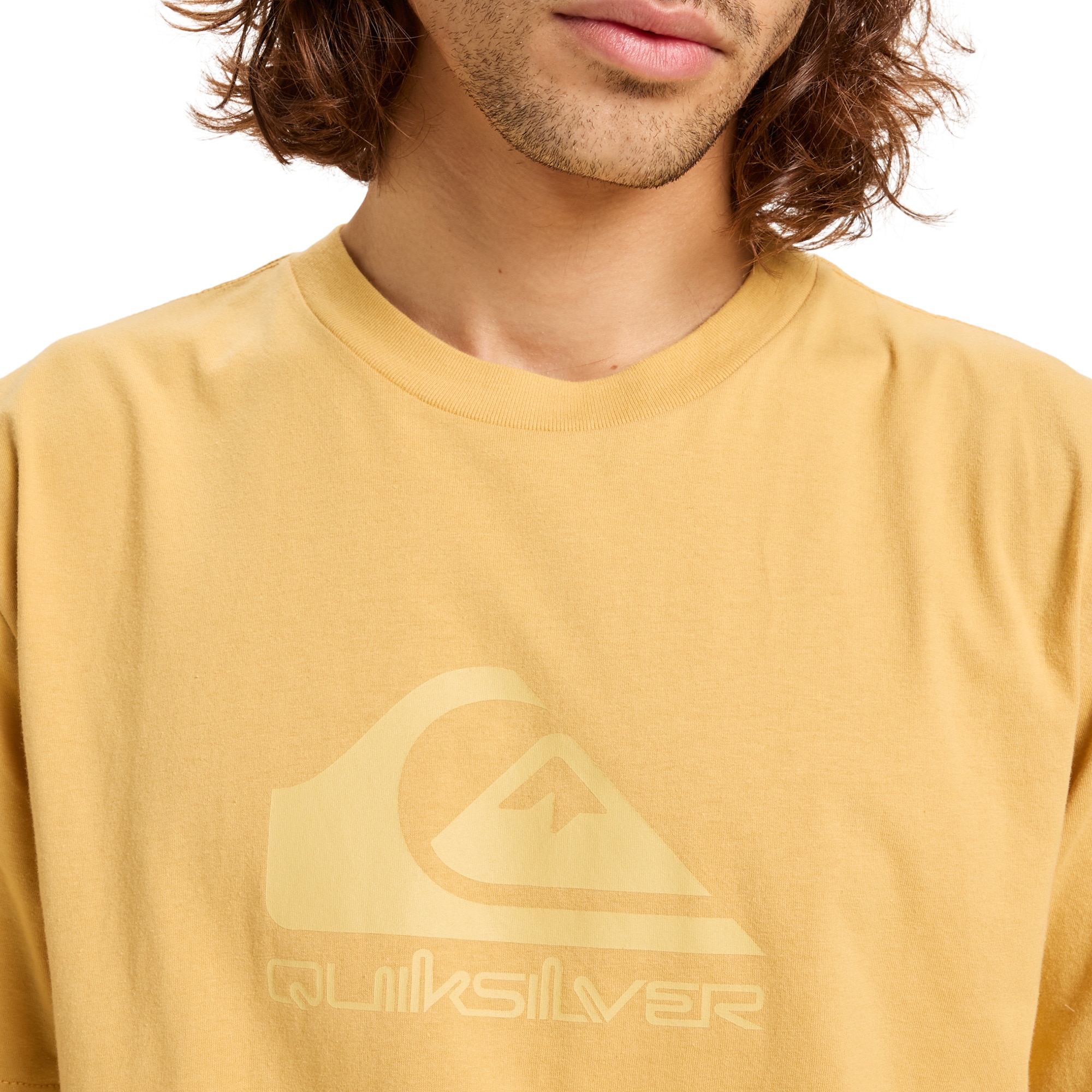 Camiseta de hombre Ev Comp Logo Quiksilver Amarillo · El Corte Inglés