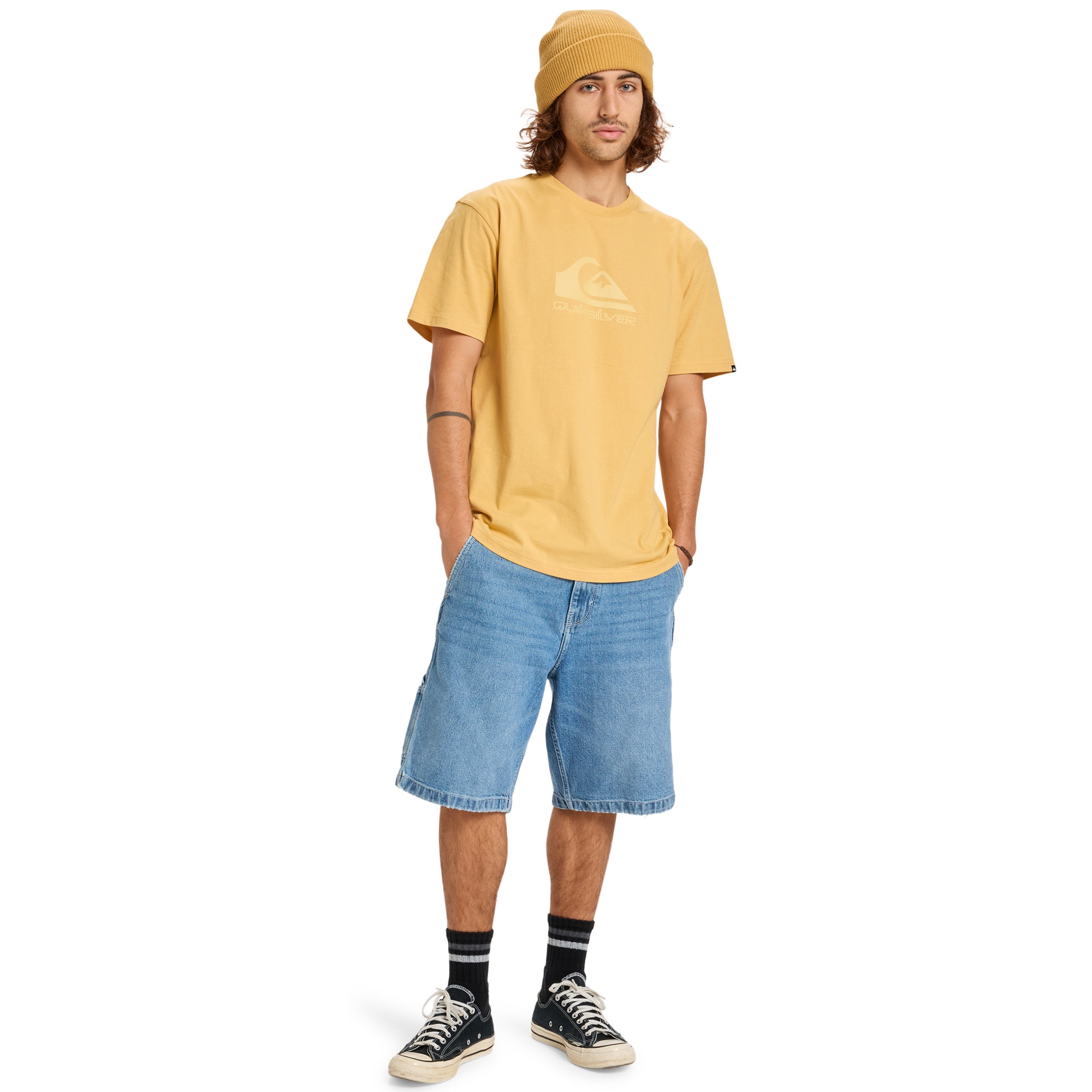Camiseta de hombre Ev Comp Logo Quiksilver Amarillo · El Corte Inglés