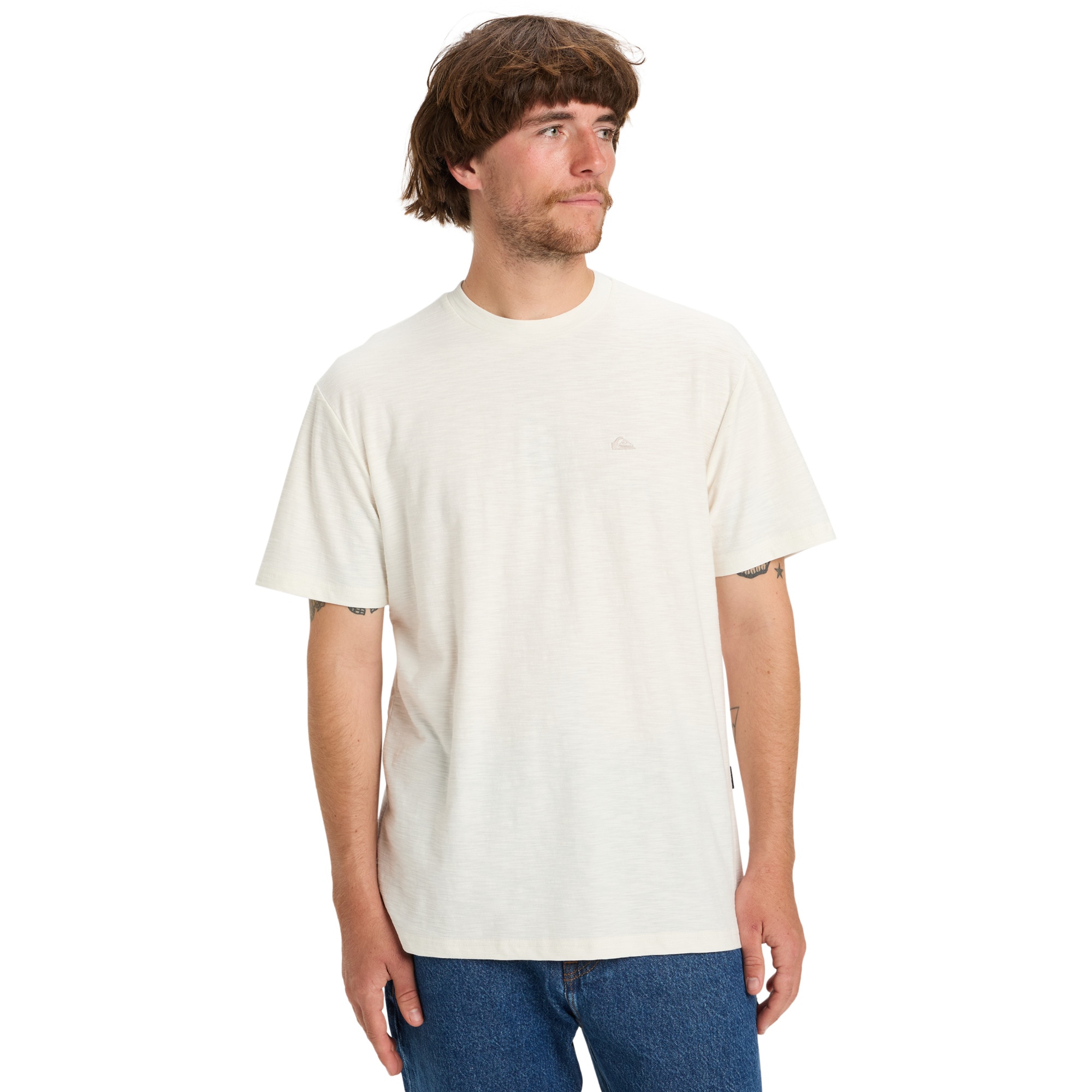 Camiseta de hombre Slub Roundneck Quiksilver Blanco · El Corte Inglés