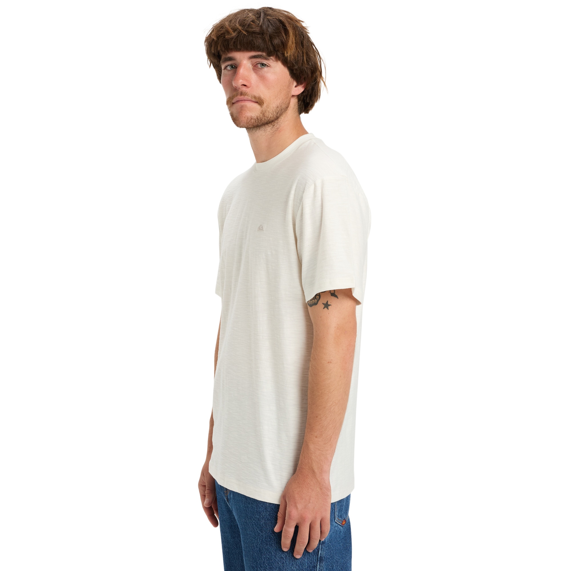 Camiseta de hombre Slub Roundneck Quiksilver Blanco · El Corte Inglés