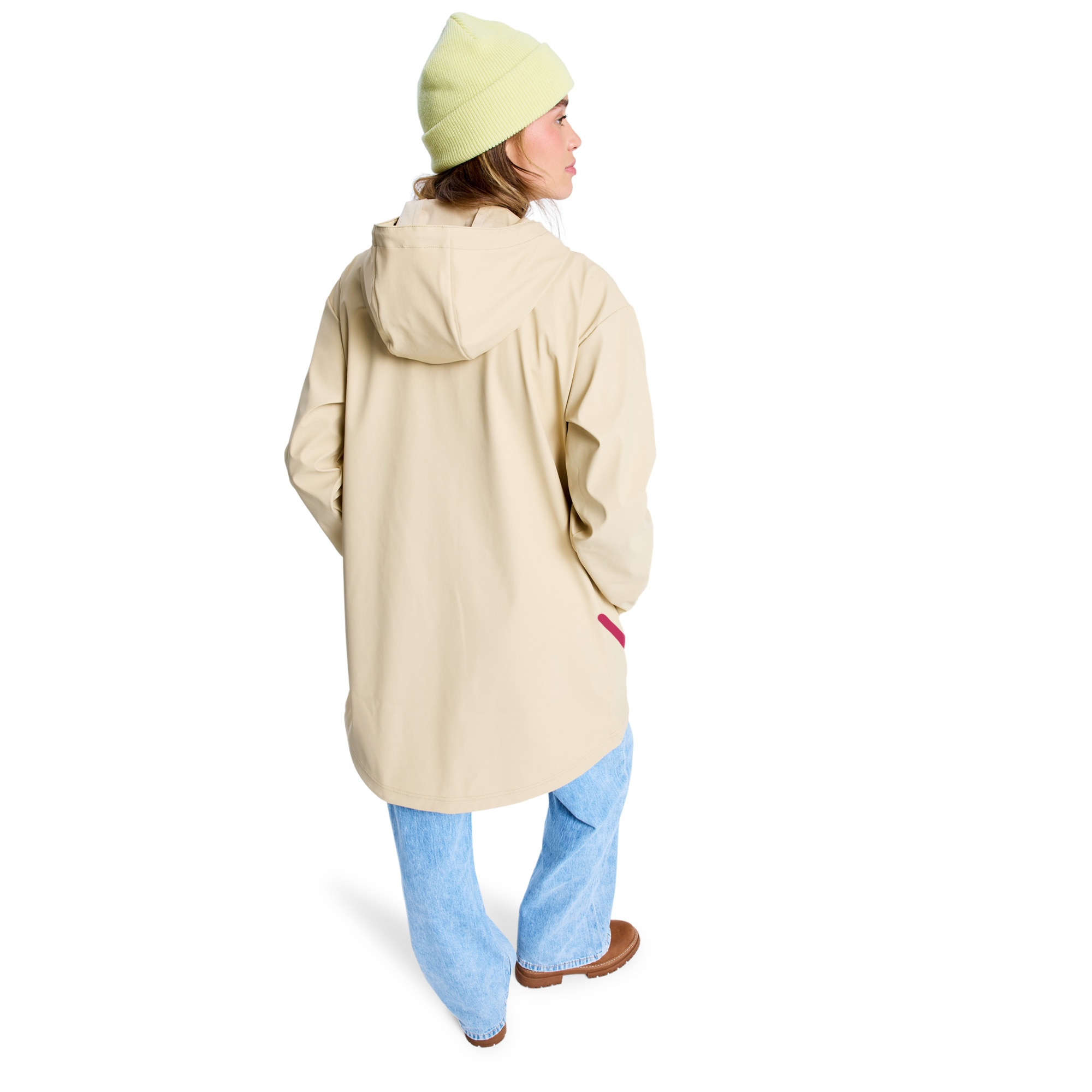 Chubasquero para lluvia de mujer Raining Again Roxy Beige · El Corte Inglés