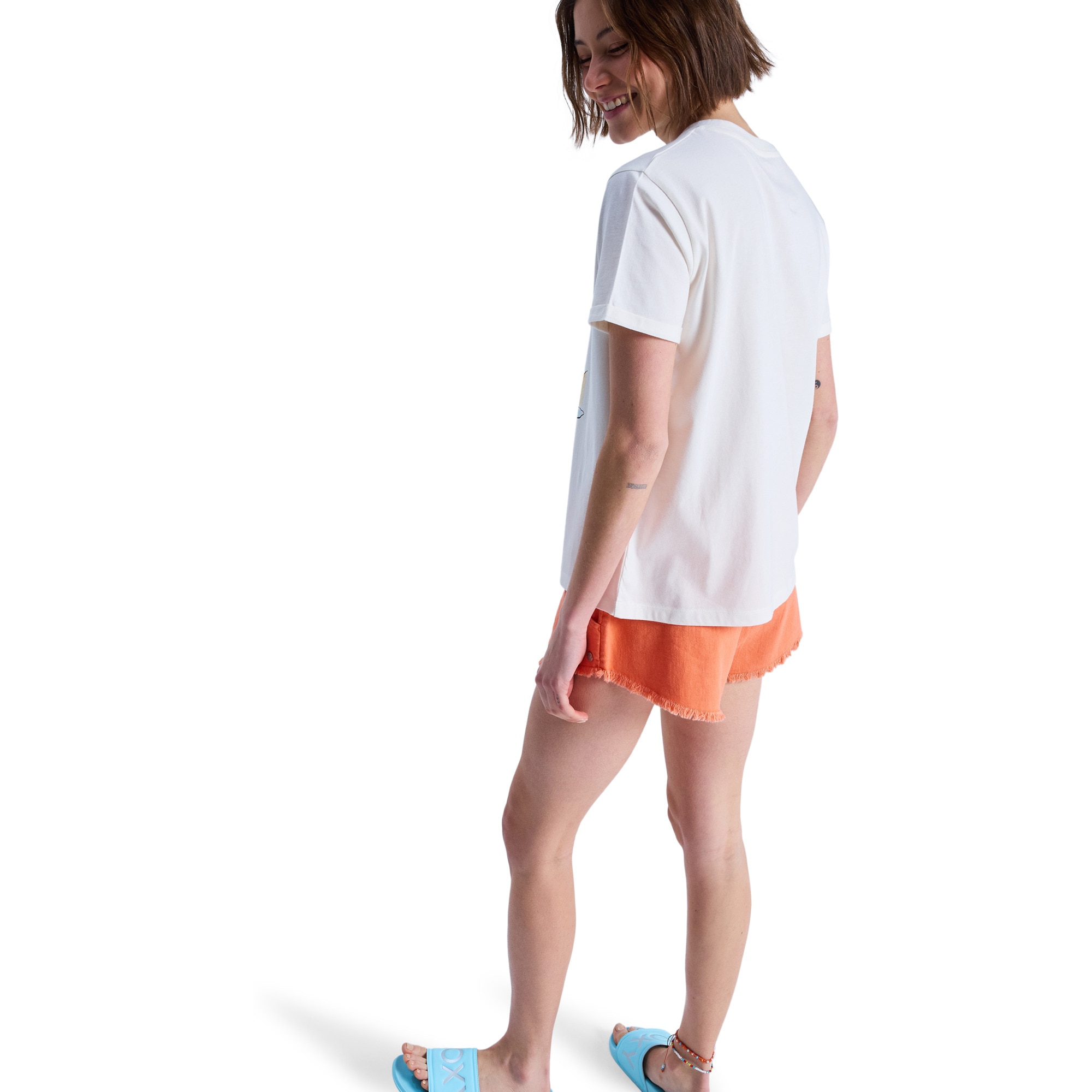 Camiseta de mujer Oceanregular Poster Roxy Blanco · El Corte Inglés