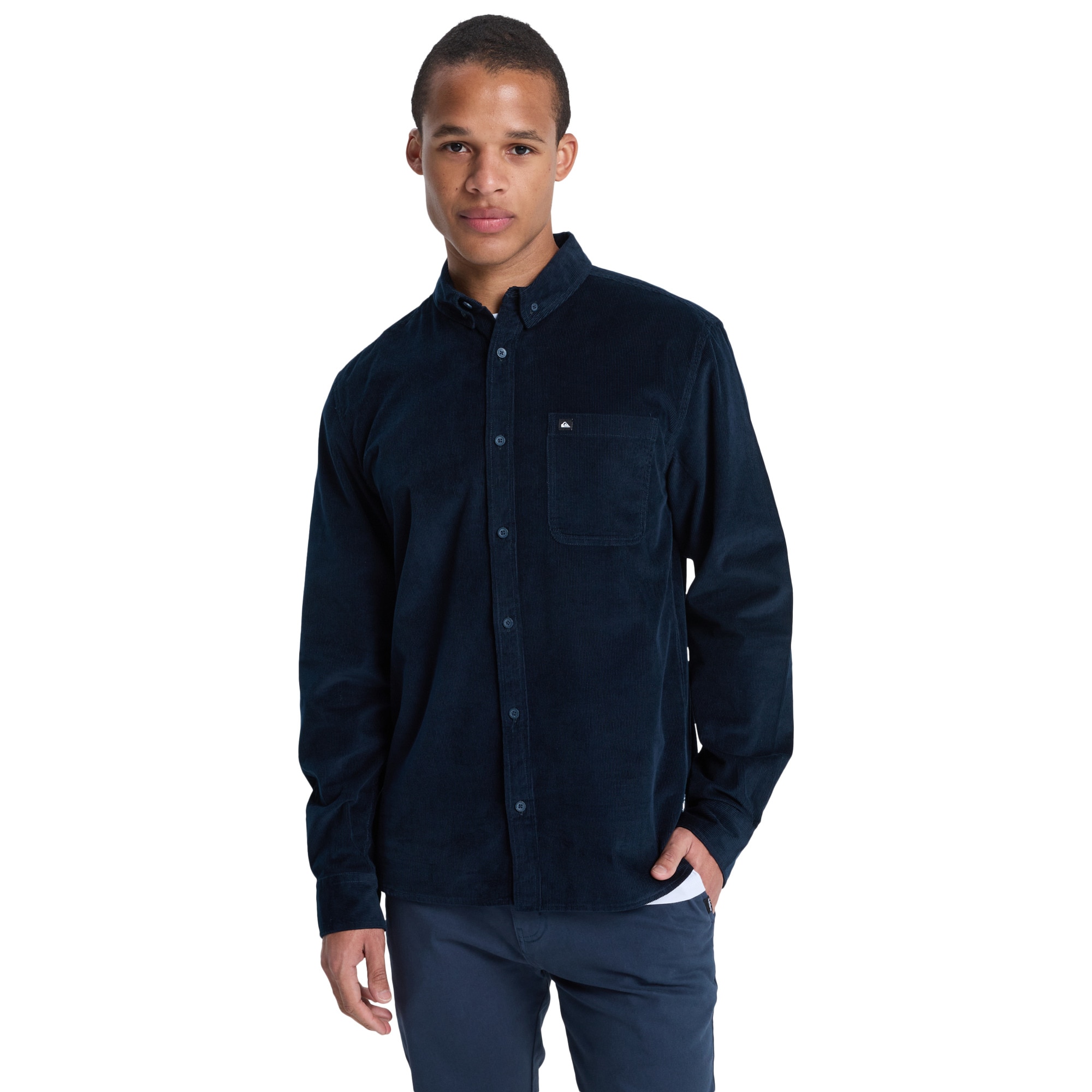 Camisa de hombre Smoke Trail Cord Quiksilver Azul · El Corte Inglés