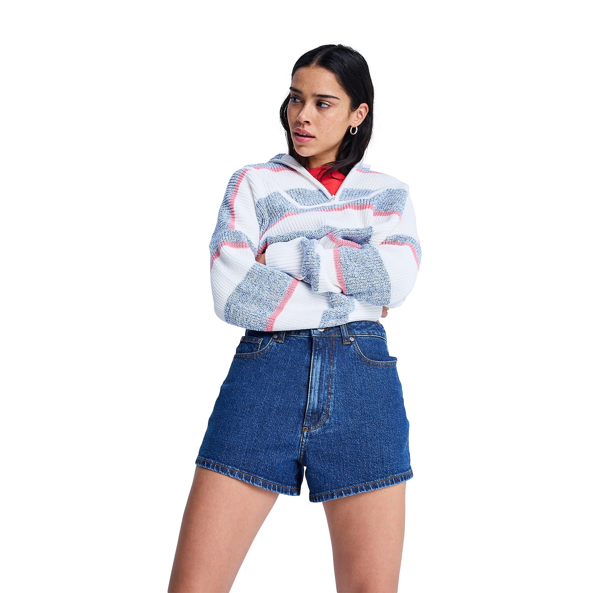 Pantalón corto vaqueros de mujer Offshore Mid Ocean Blue Roxy Azul · El ...
