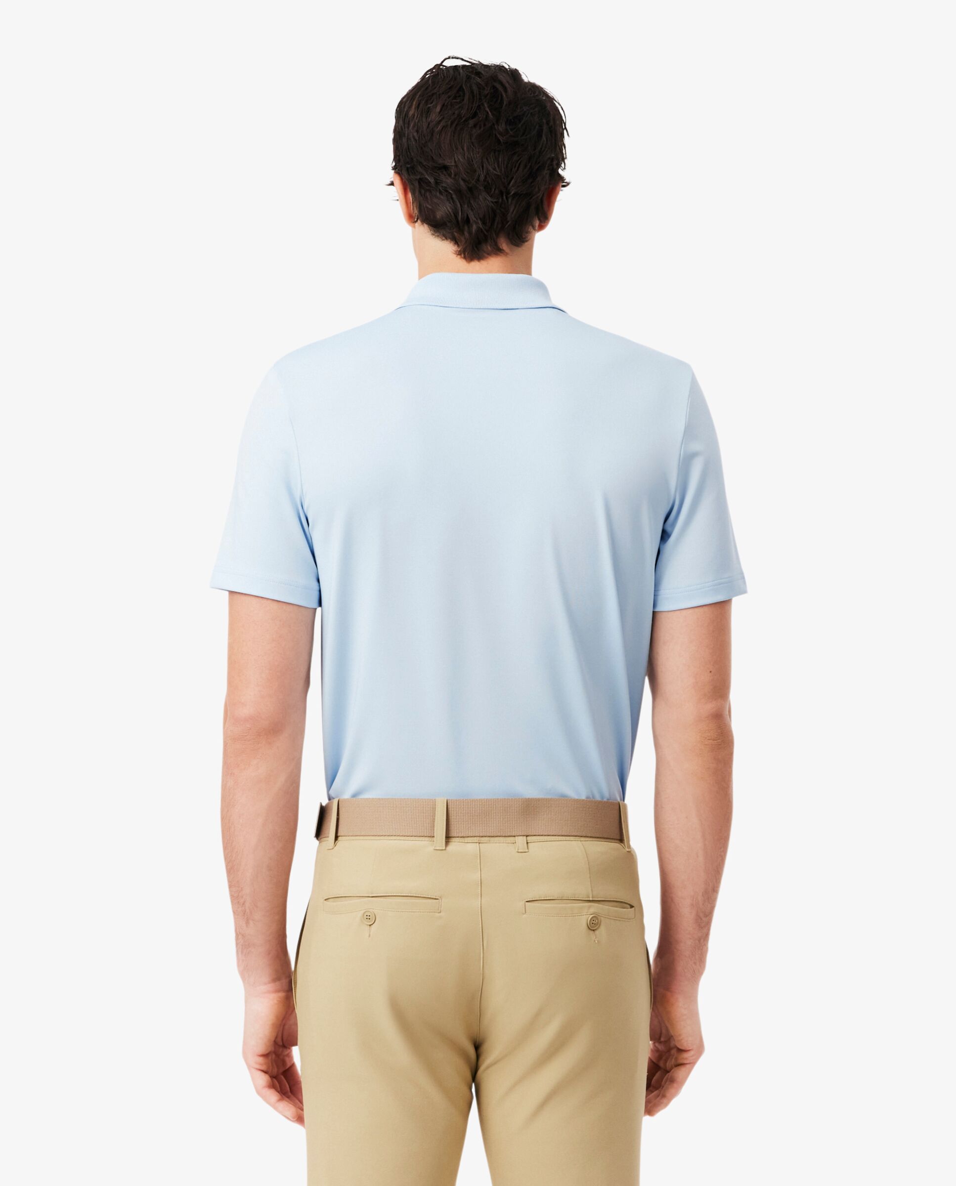 Polo de golf elástico de hombre Ultra-Dry Lacoste Azul claro · El Corte ...