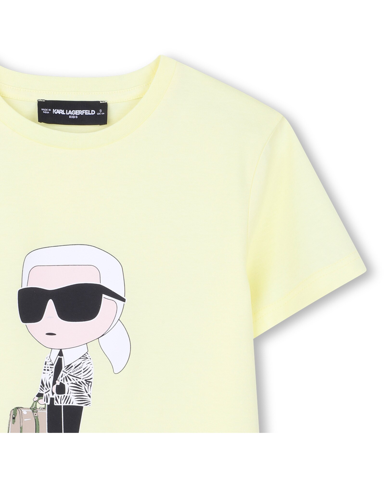Camiseta de bebé niñode manga francesa con dibujo frontal en algodón ...