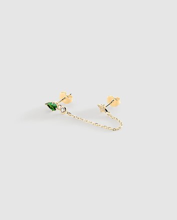 Piercing mini astral verde dorado · Agatha Paris · El Corte Inglés