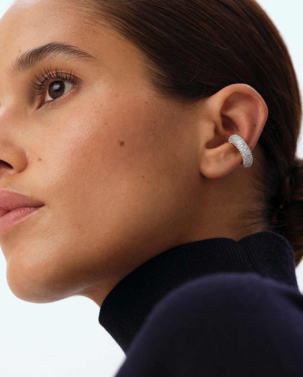 Ear cuff acabado en oro con circonitas incrustadas · Agatha Paris · El Corte Inglés