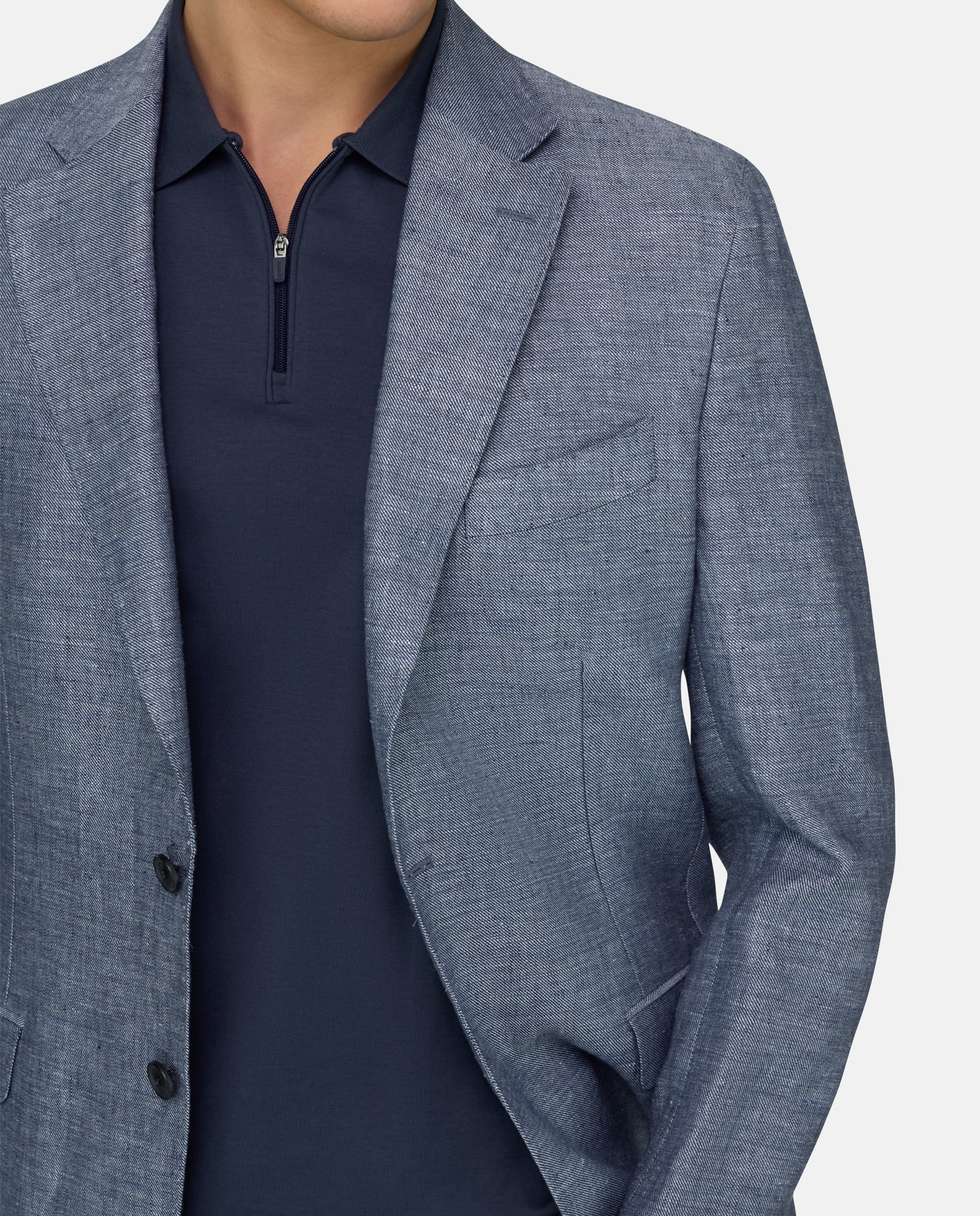 Americana de lino Azul claro · El Corte Inglés