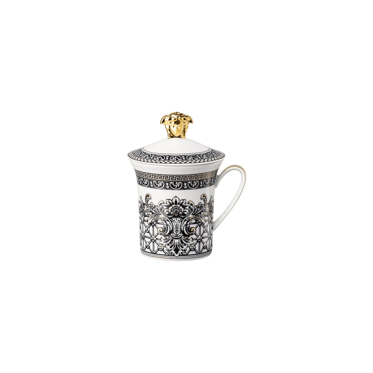 Taza mug con tapa Edición 30 años Marqueterie Versace · Versace · El ...