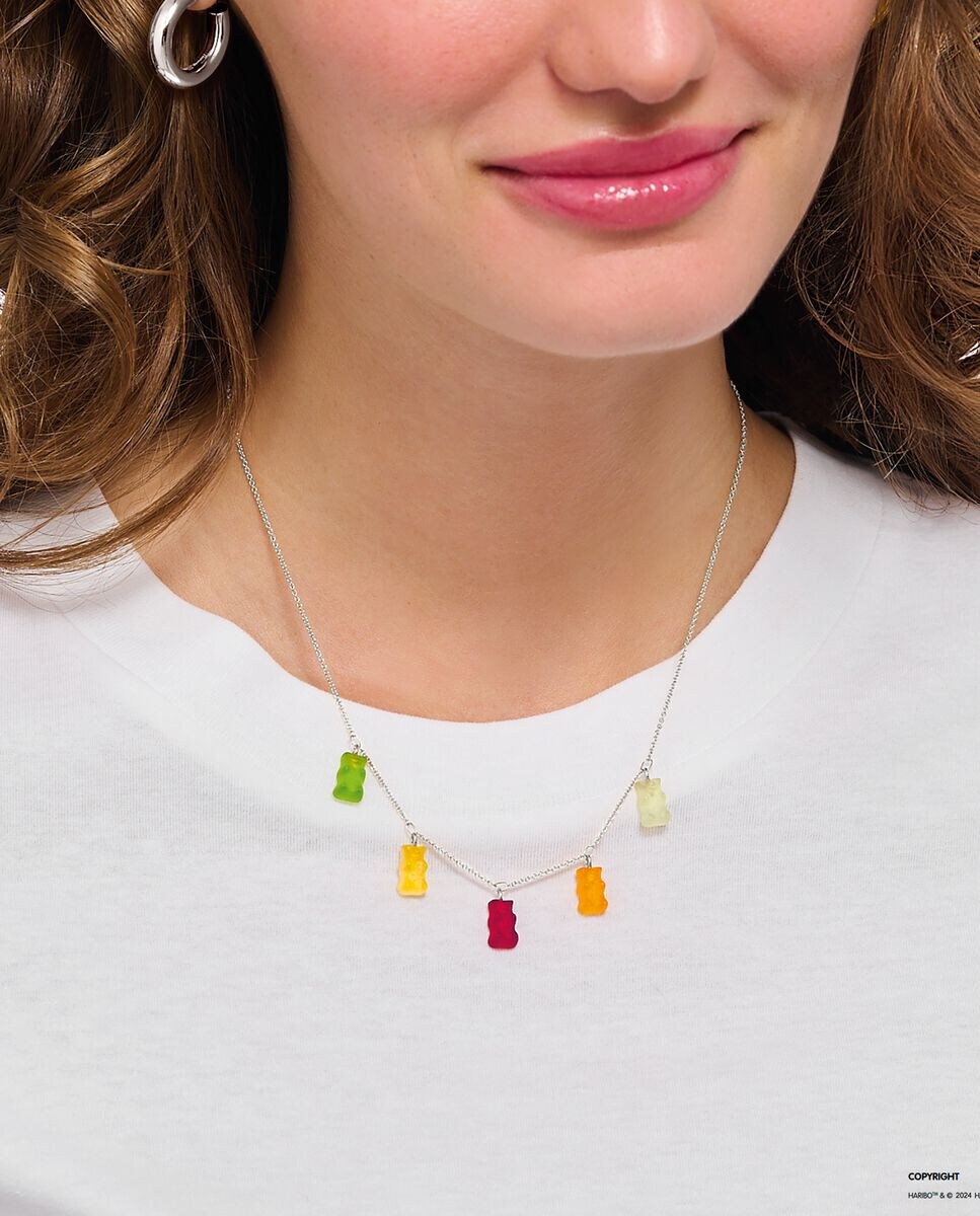Cadena de plata con 5 "Ositos de Oro HARIBO" de colores · Thomas Sabo ...