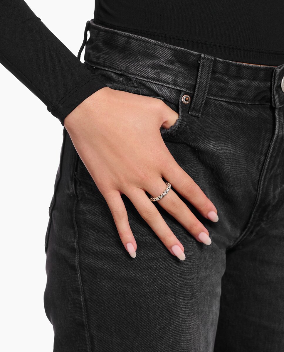 Anillo caja cadena plata Plata · El Corte Inglés