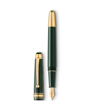 Pluma estilográfica Montblanc resina preciosa color verde M · Montblanc ...