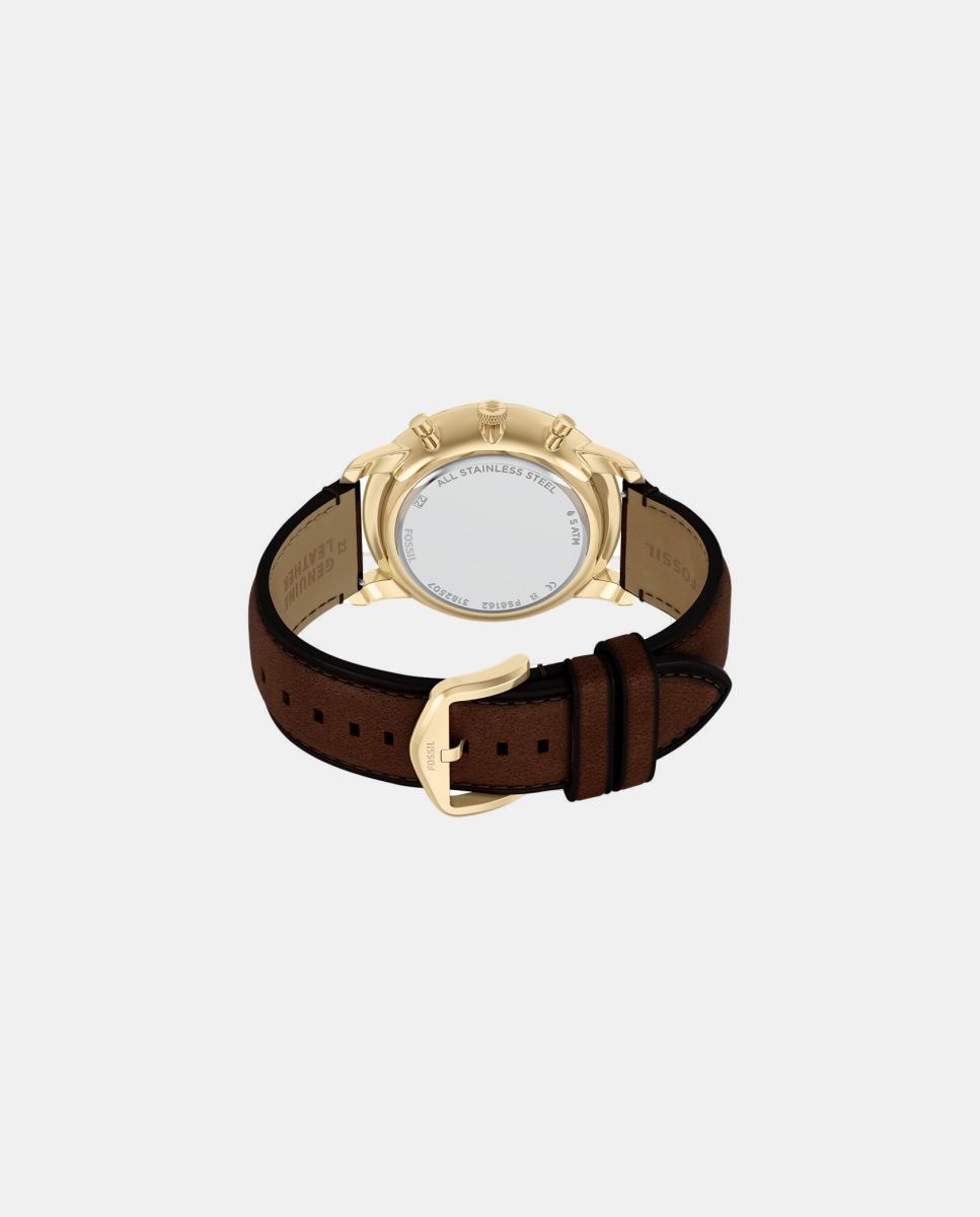 Reloj de hombre neutra de piel Marrón Fossil · El Corte Inglés