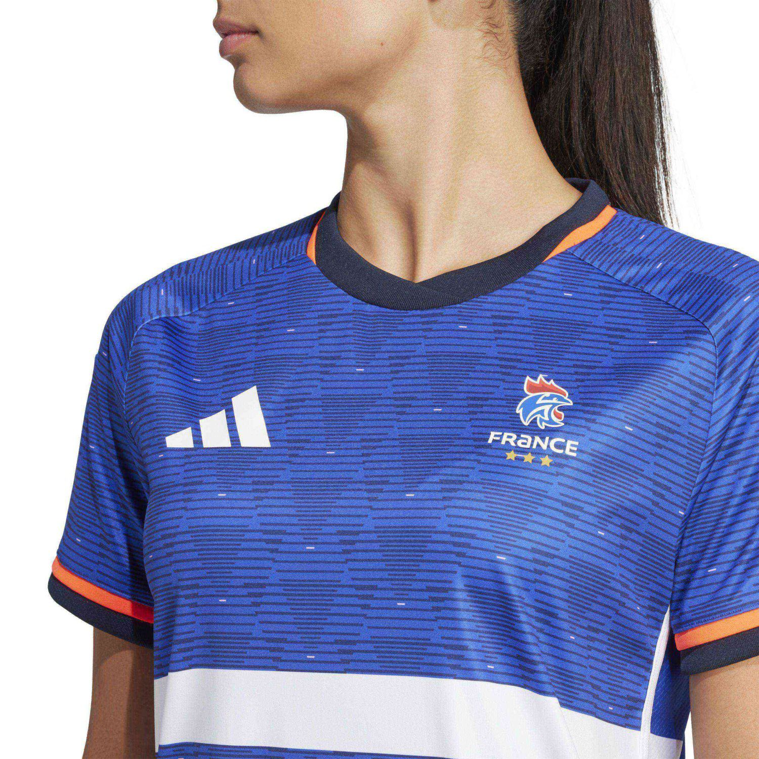 Camiseta de balonmano de mujer FFHB REP adidas Azul · El Corte Inglés