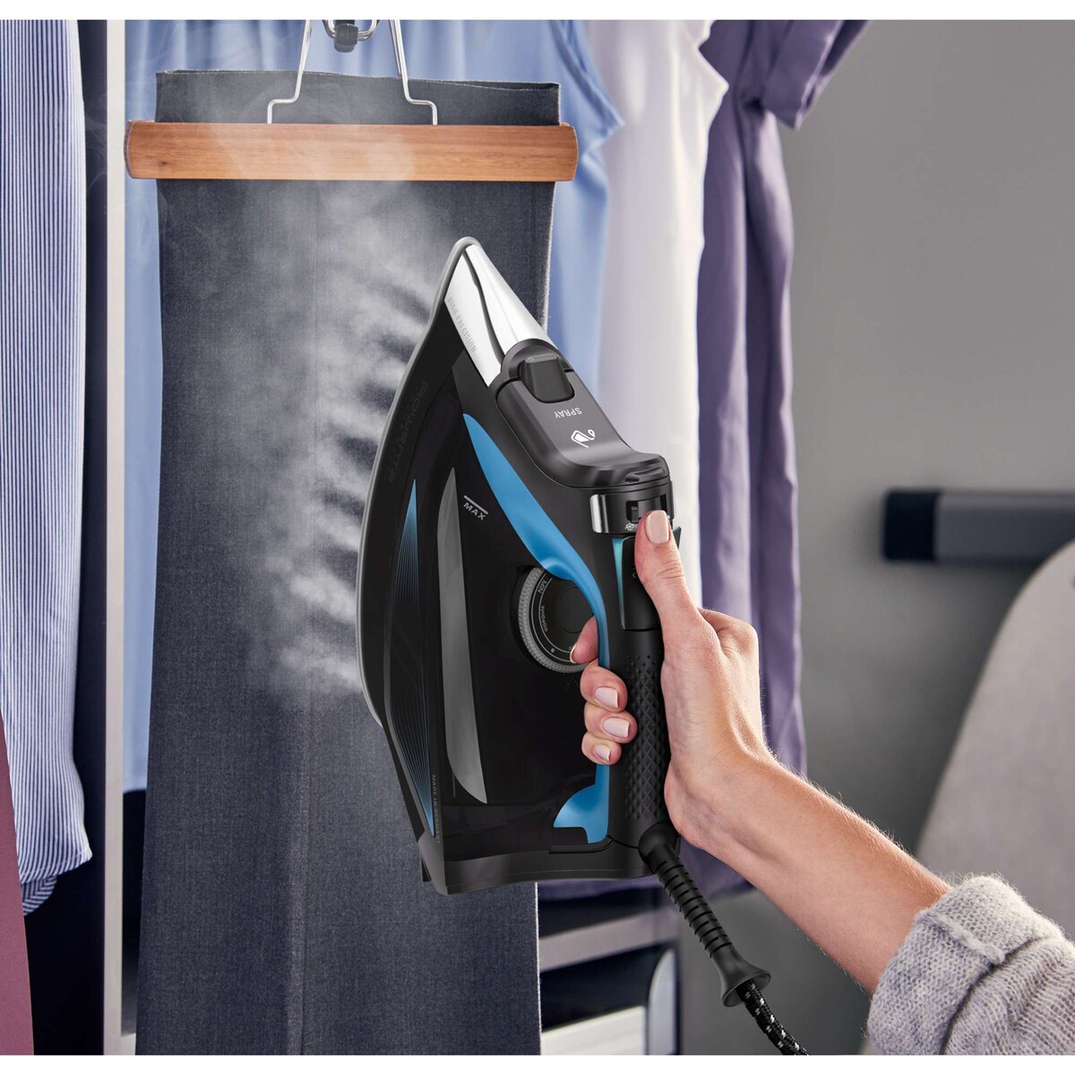 Plancha de vapor Rowenta Focus Excel vapor continuo 45 g/min modo Eco ...