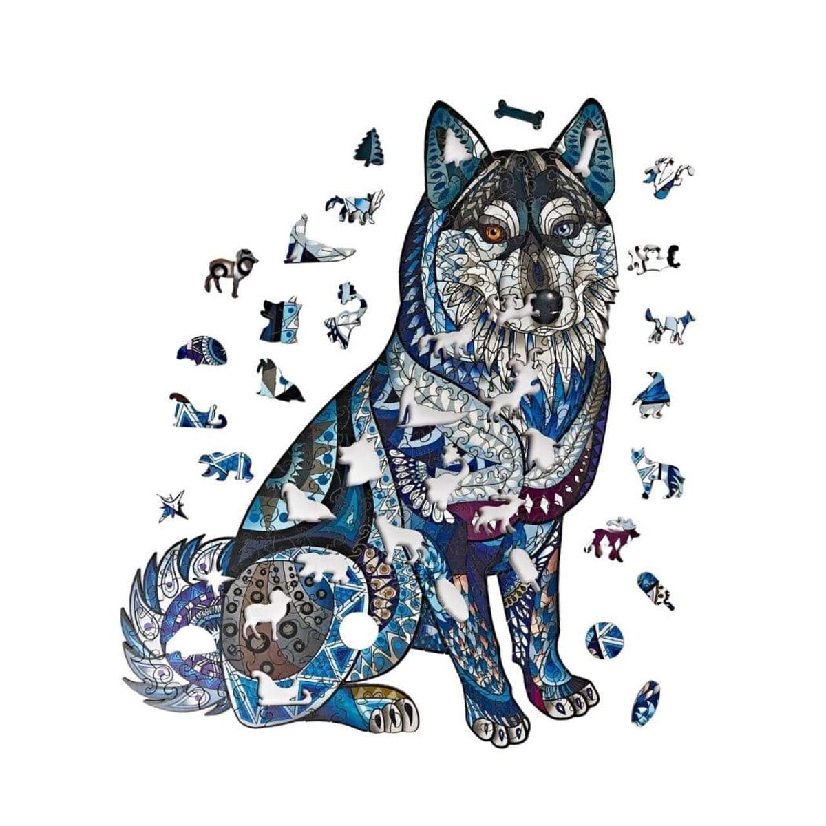 Puzzle de madera de Husky 30 x 38 cm 210 piezas Active Puzzles · Active ...