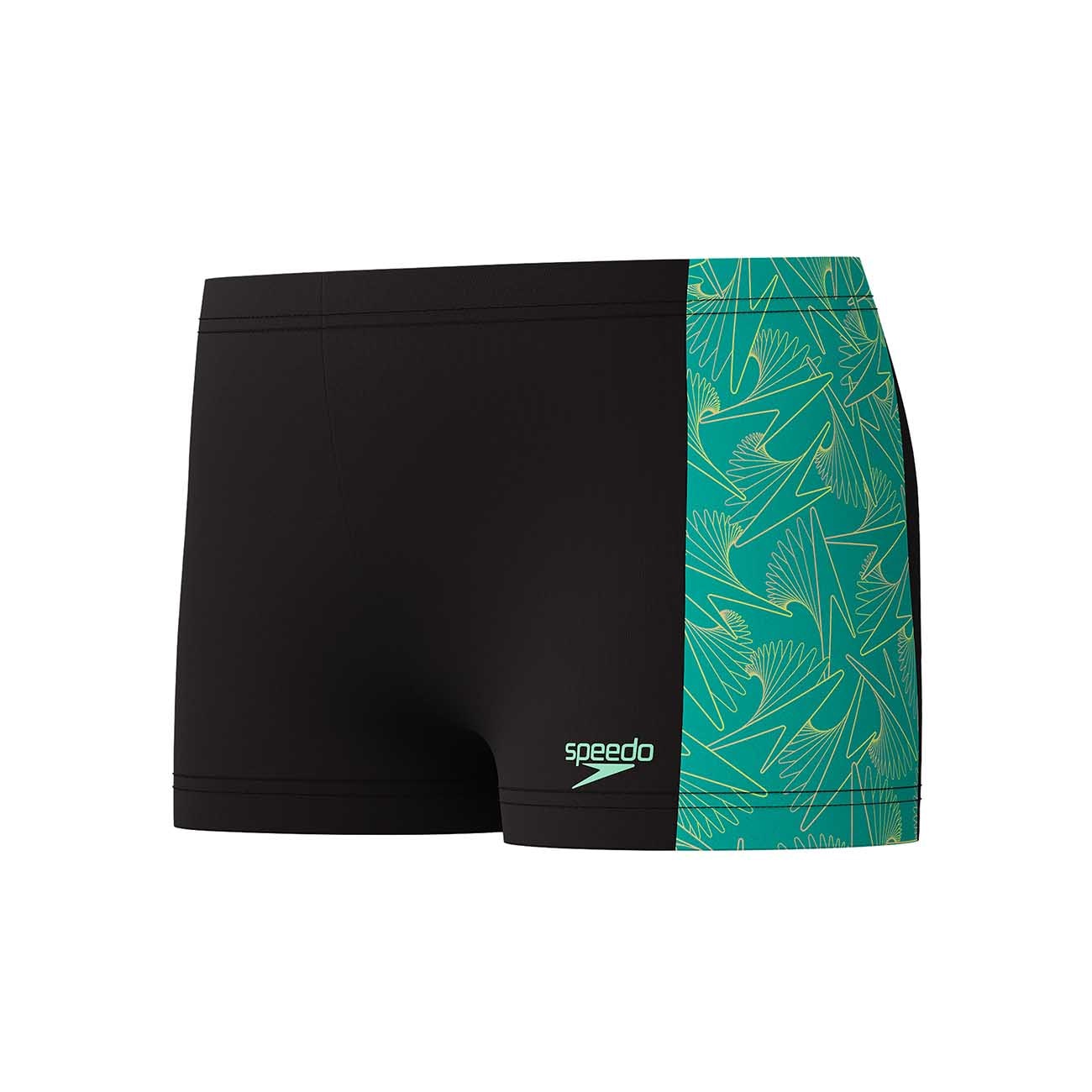 Bañador de natación niño Hyperboom Pannel Aquashort Speedo Verde · El ...