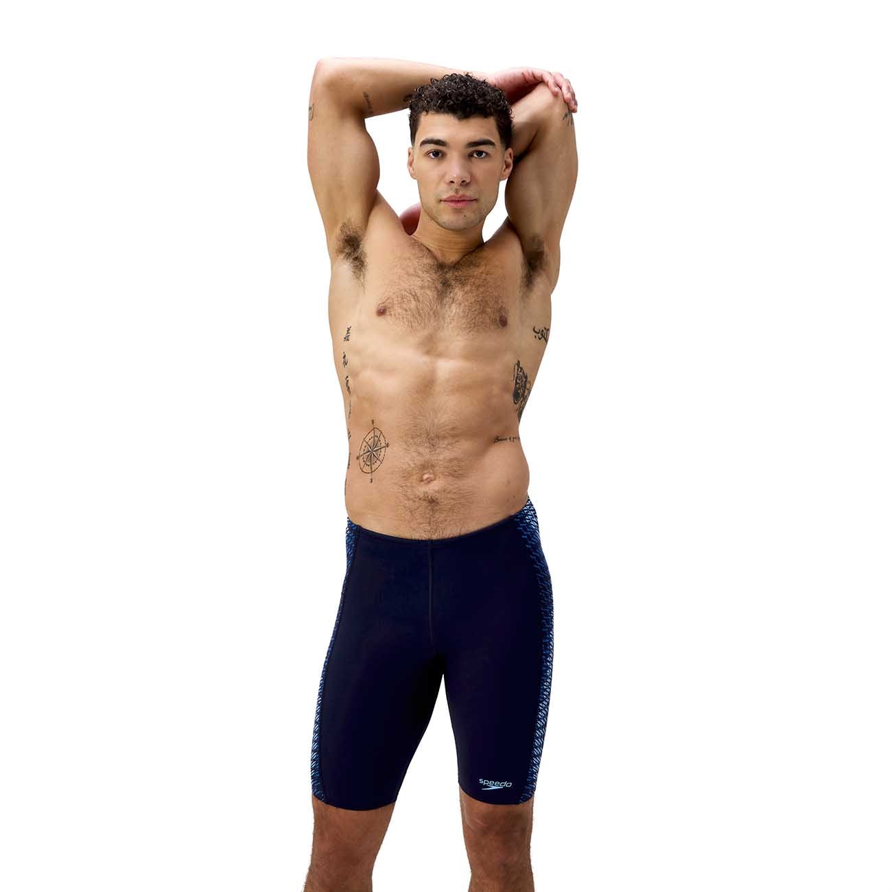 Bañador de natación para hombre Endurance+ Tech Panel Jammer Speedo ...