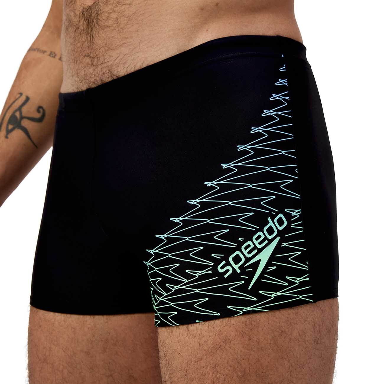 Bañador de natación para hombre Medley Logo Aquashort Speedo Verde · El ...