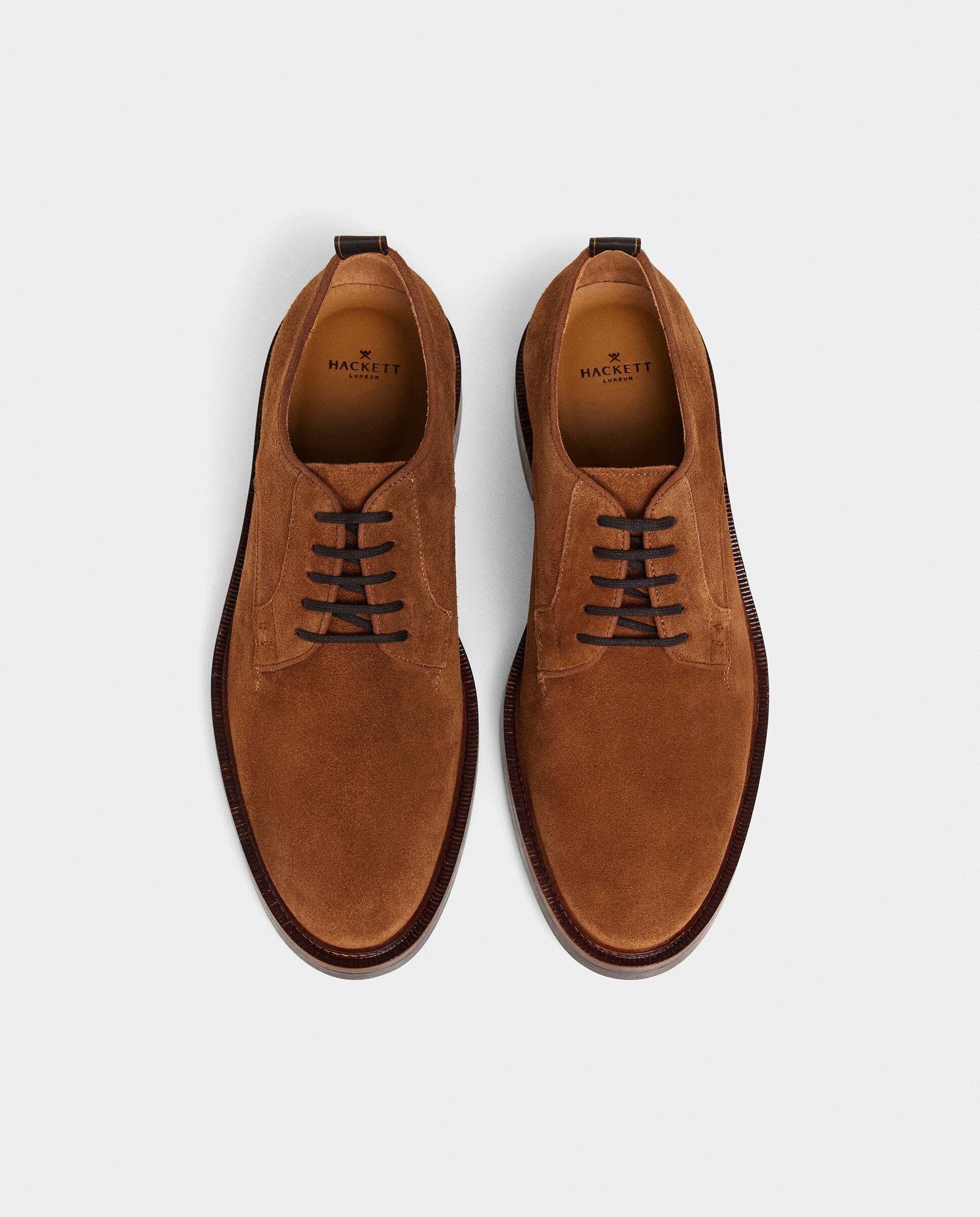 Zapatos derby de ante egmont Nuez Hackett · El Corte Inglés