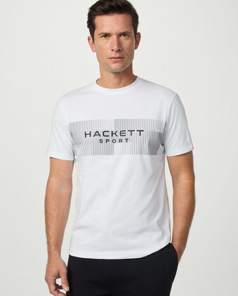 Camiseta de hombre manga corta con logo Hackett Sport · Hackett · El ...