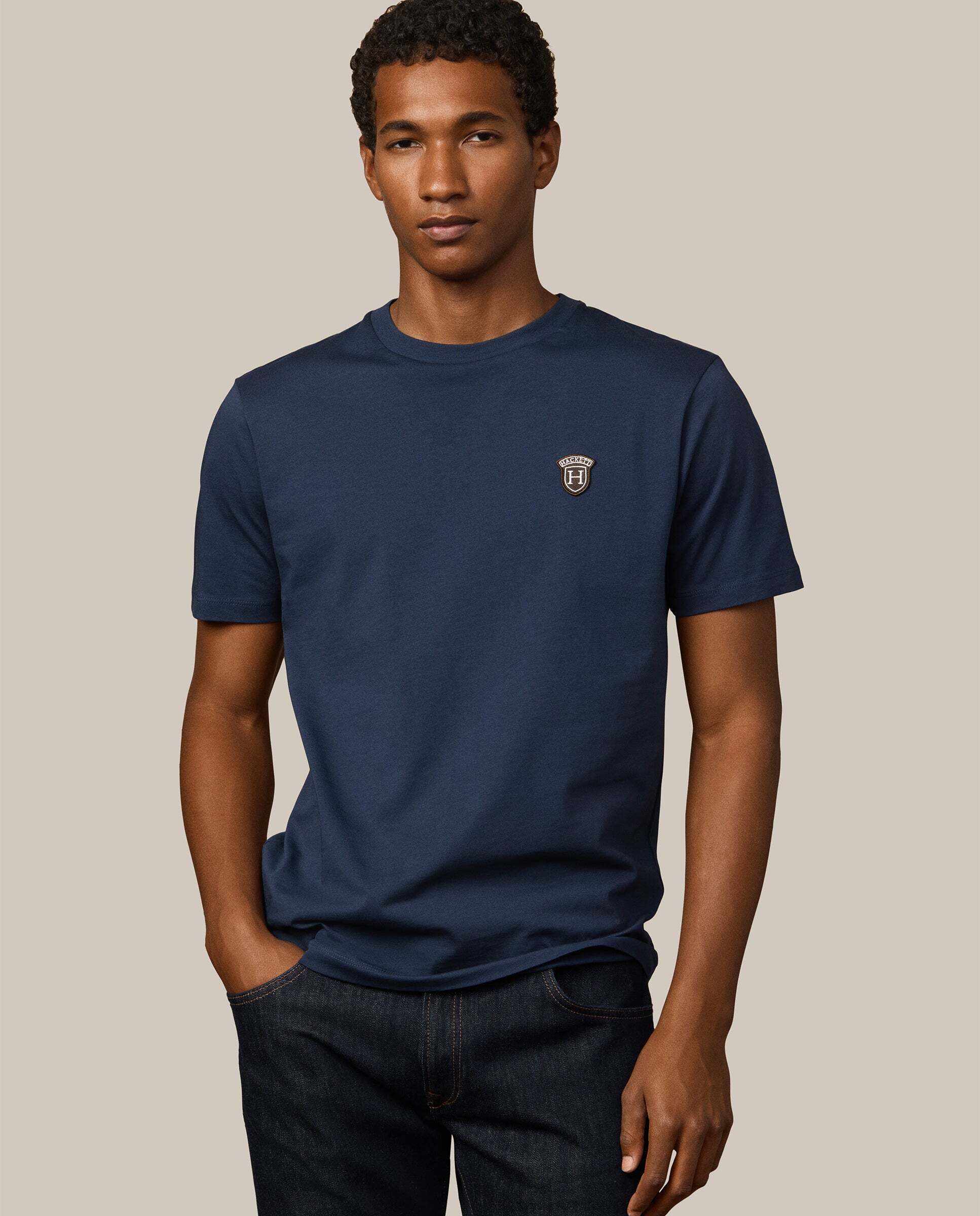 Camiseta de hombre con logo fit clásico Azul marino · El Corte Inglés