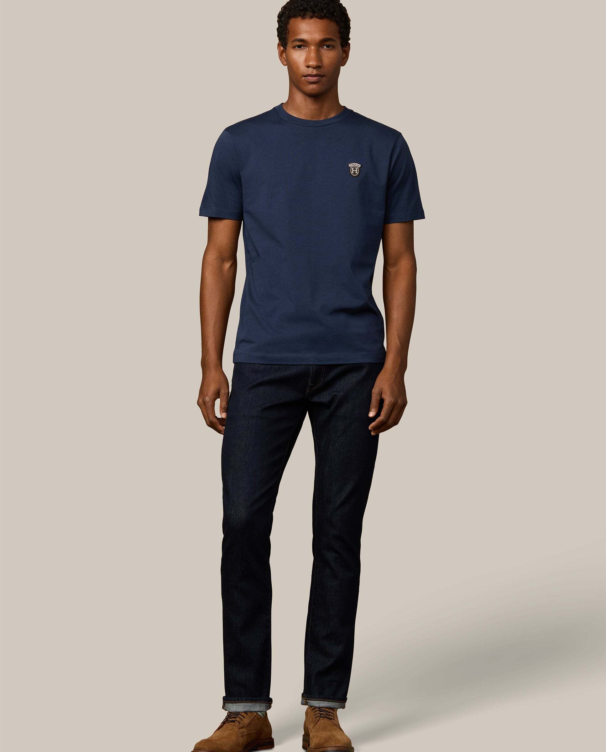 Camiseta de hombre con logo fit clásico Azul marino · El Corte Inglés