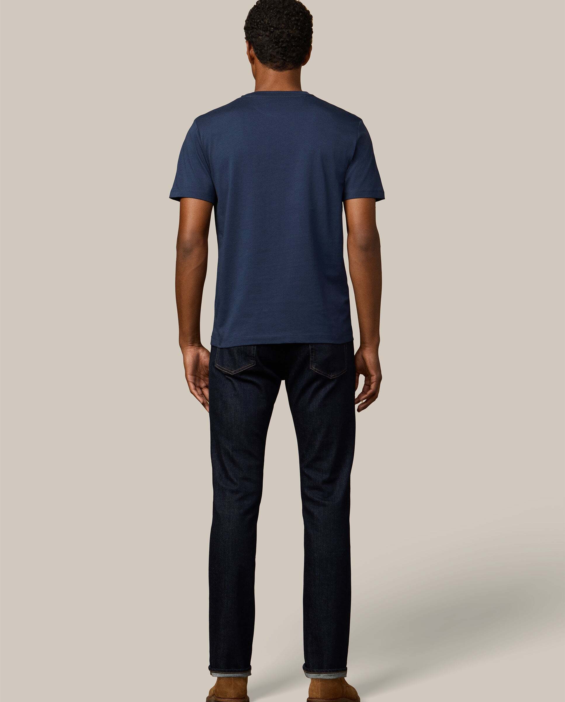 Camiseta de hombre con logo fit clásico Azul marino · El Corte Inglés