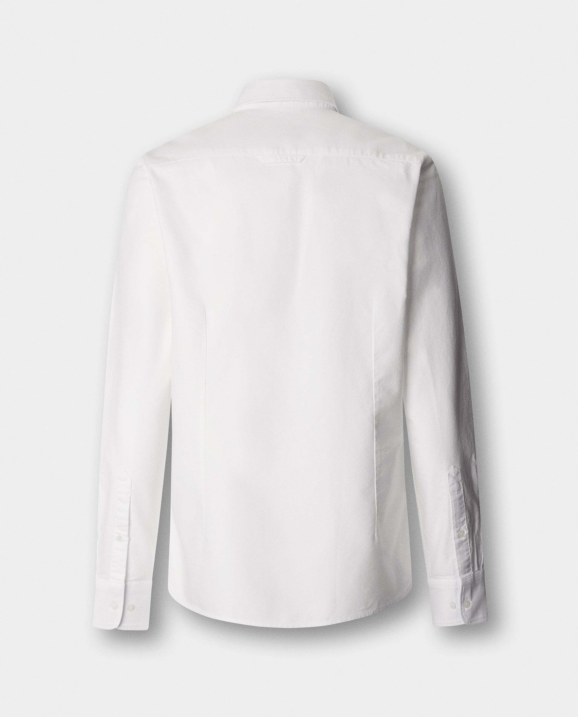 Camisa oxford de hombre con logo fit clásico Blanco · El Corte Inglés