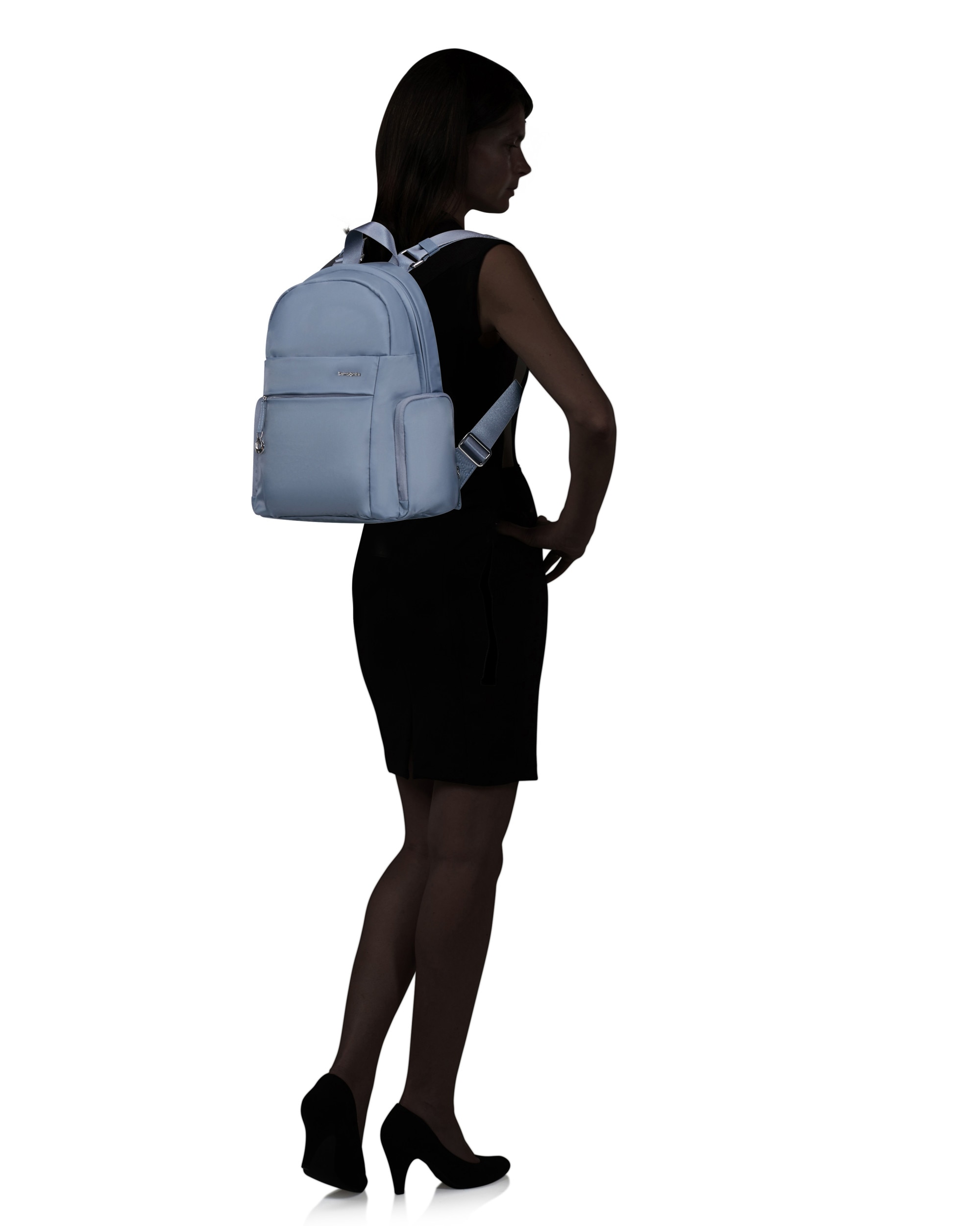Mochila de mujer move 5 de material reciclado Azul Samsonite · El Corte ...