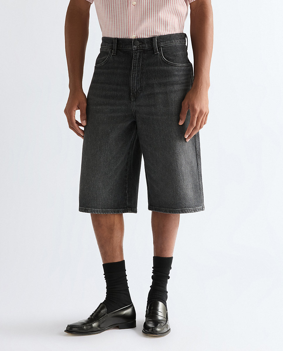 Pantalón corto vaquero jort de hombre de corte loose Gris · El Corte Inglés