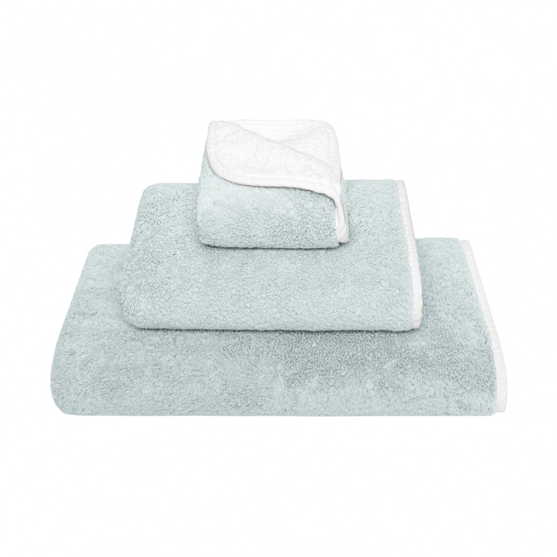 Toalla de baño algodón Bicolore Graccioza Azul claro Baño · El Corte Inglés