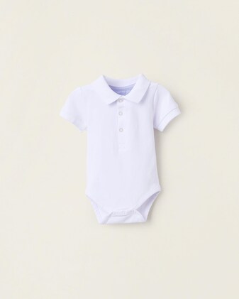 Body de bebé niño manga corta detalles en Oxford · Zippy · El Corte Inglés
