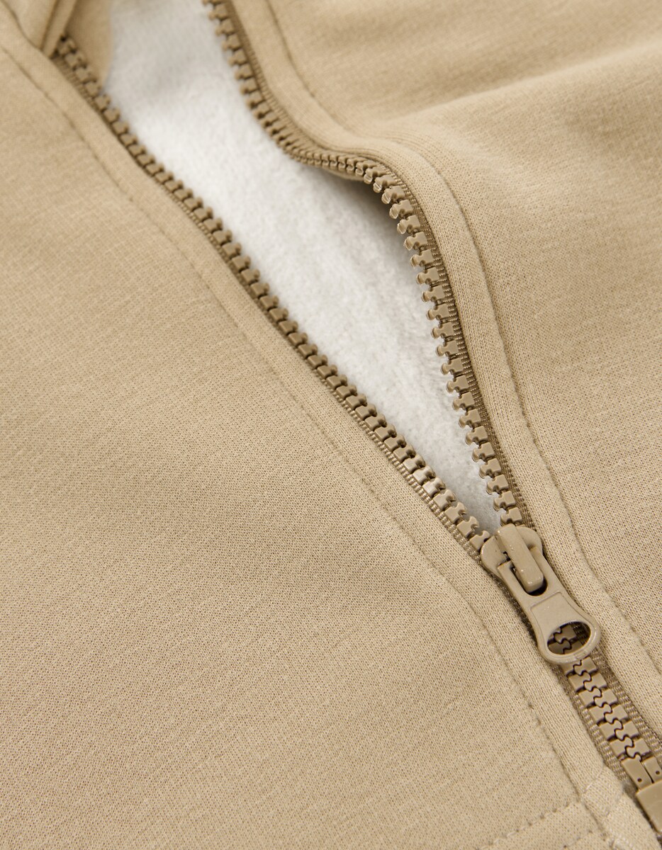 Sudadera de bebé niño perchada con capucha y cremallera · Losan · El ...