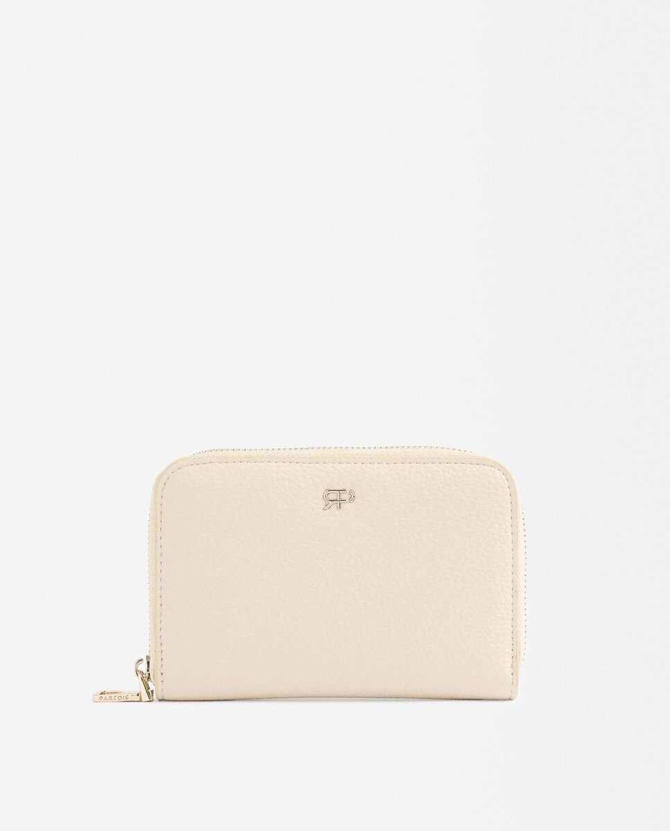 Cartera de mujer mediana con cierre de cremallera en liso · Parfois ...