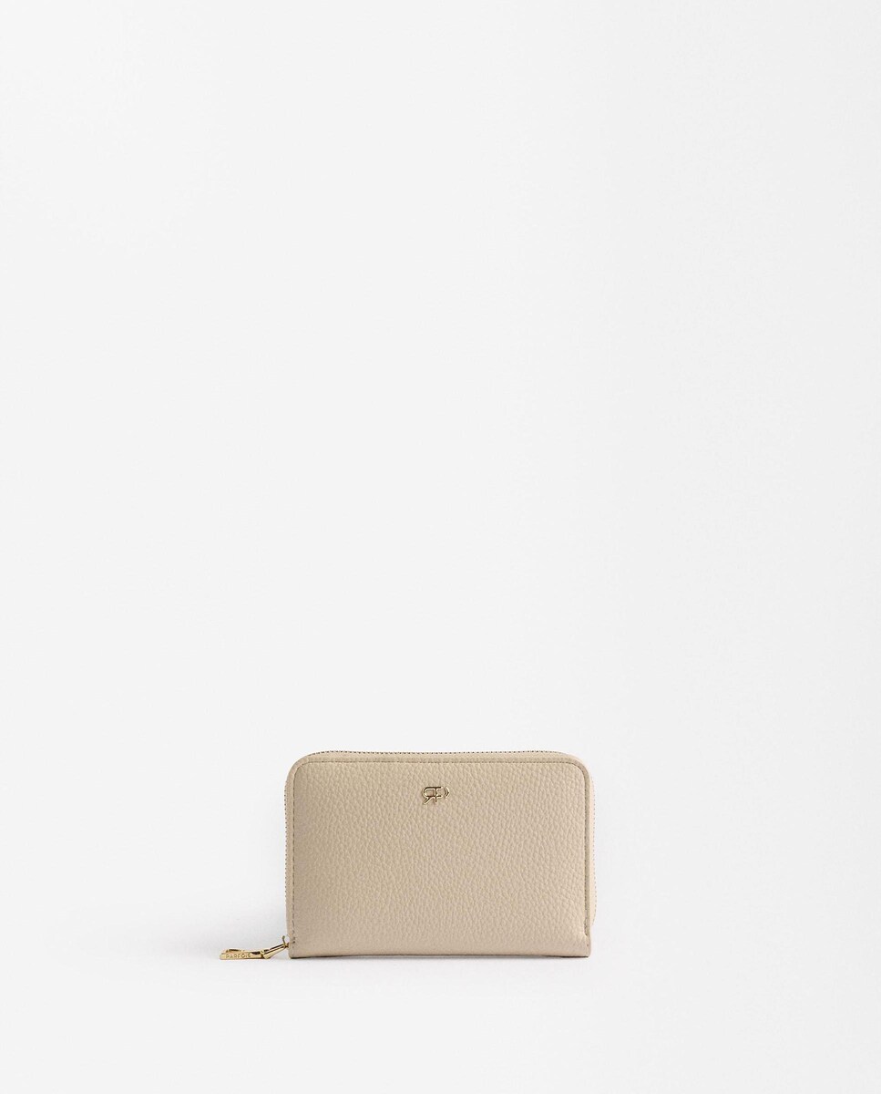 Cartera de mujer mediana con cierre de cremallera en liso · Parfois ...