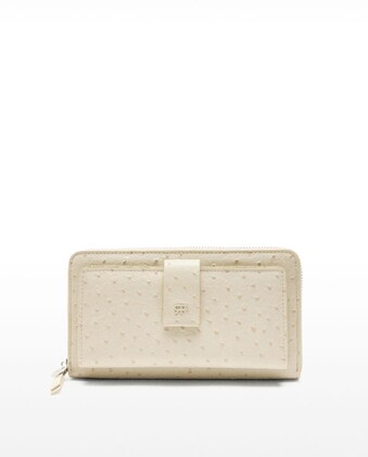 Cartera de mujer grande con cierre de cremallera en liso · Parfois · El ...