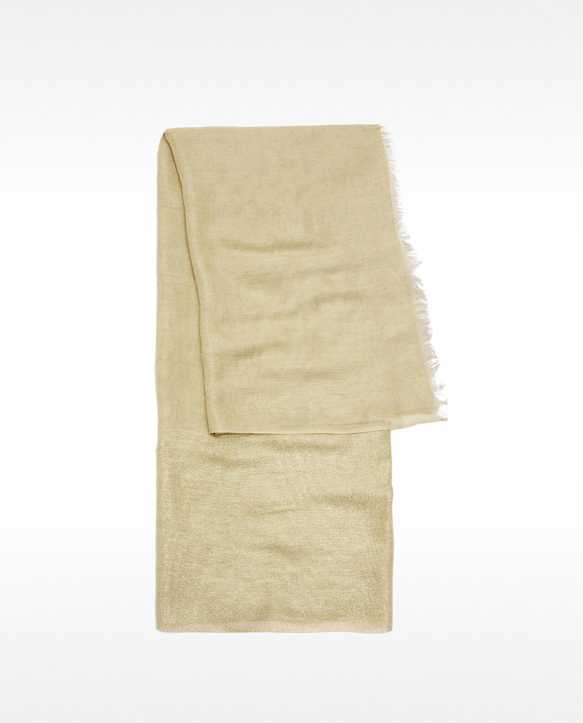Pañuelo con pespuntes en liso Natural Parfois · El Corte Inglés