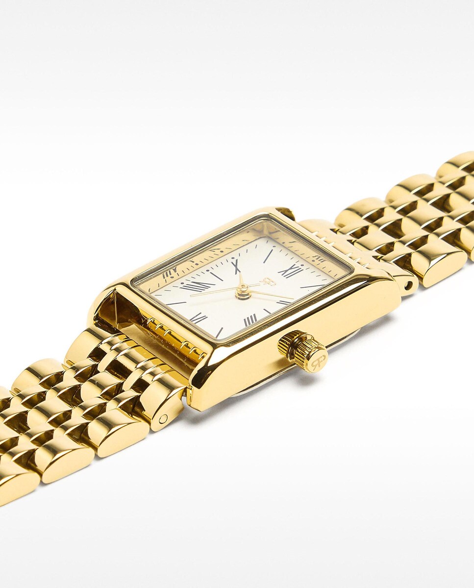 Reloj de mujer Parfois de acero inoxidable cuadrado en liso · Parfois ...