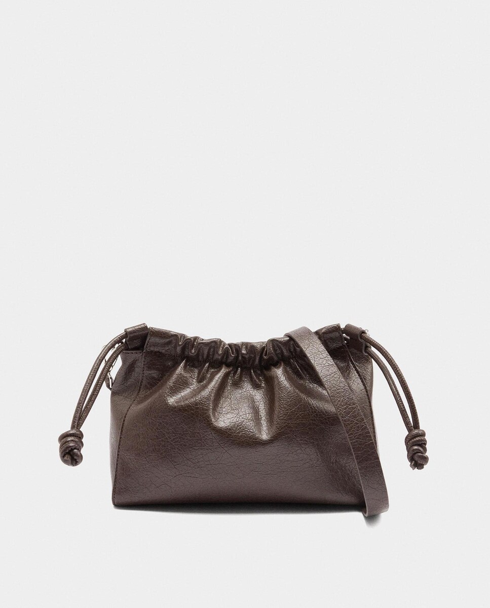 Bandolera de mujer pequeña efecto craquelado con cierre imantado en ...