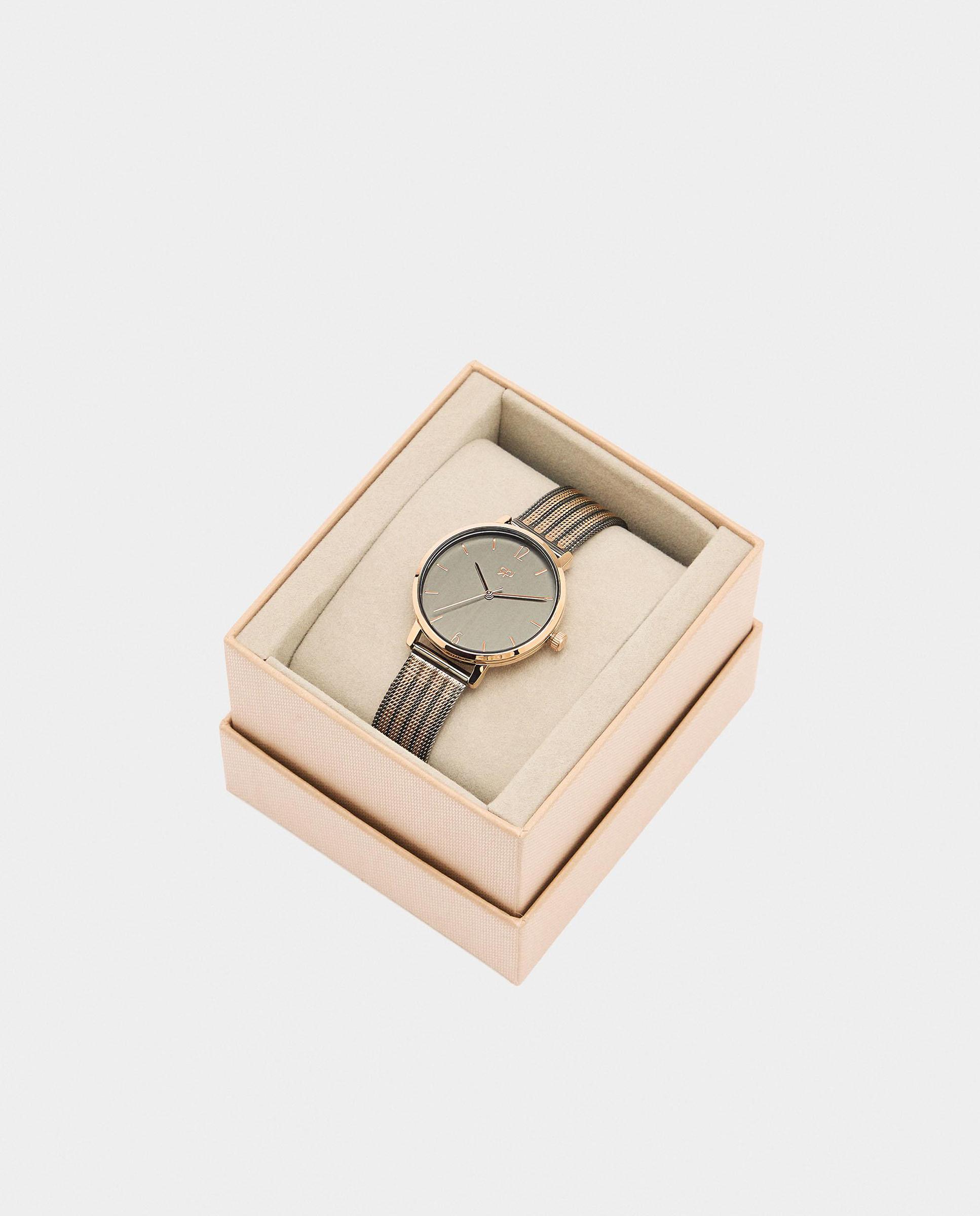 Reloj de mujer Parfois de acero inoxidable en varios colores Multicolor ...