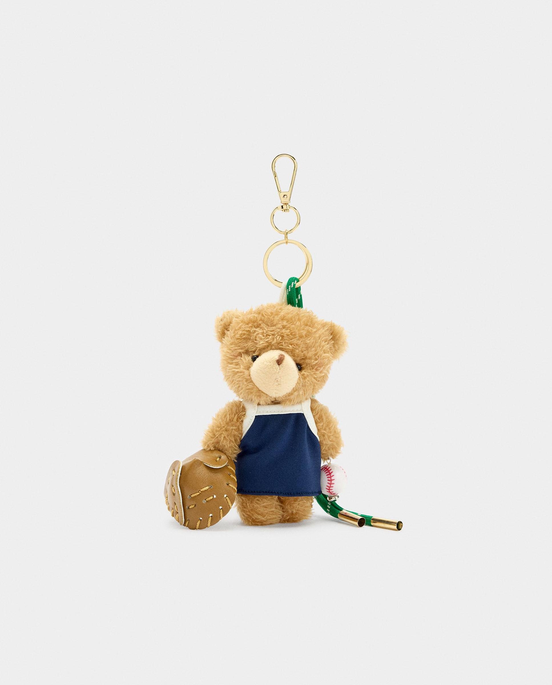 Llavero con charm de oso y cuentas Multicolor Parfois · El Corte Inglés