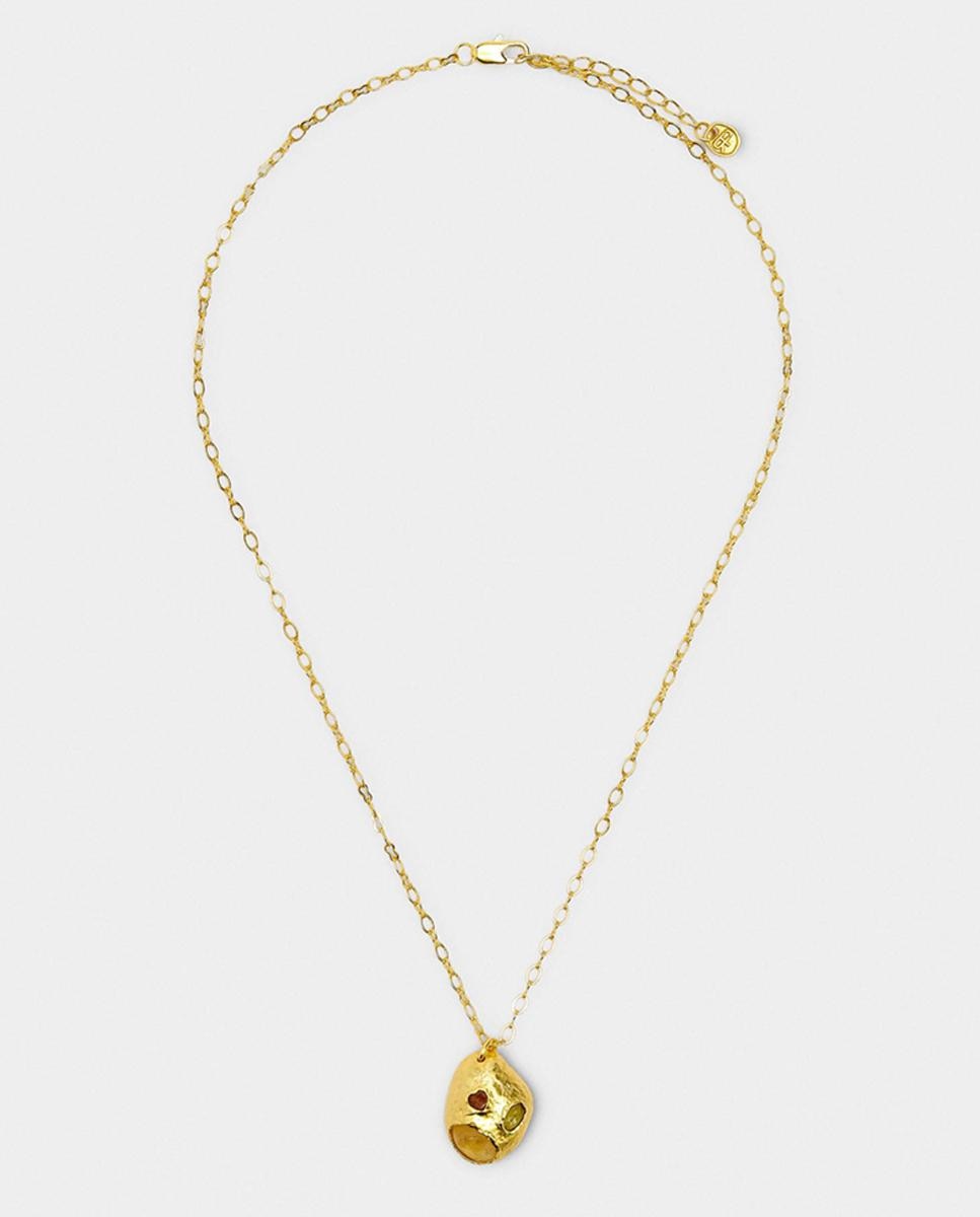 Collar Little Taslismans for Big Wishes bañado en oro de 18 k con ...