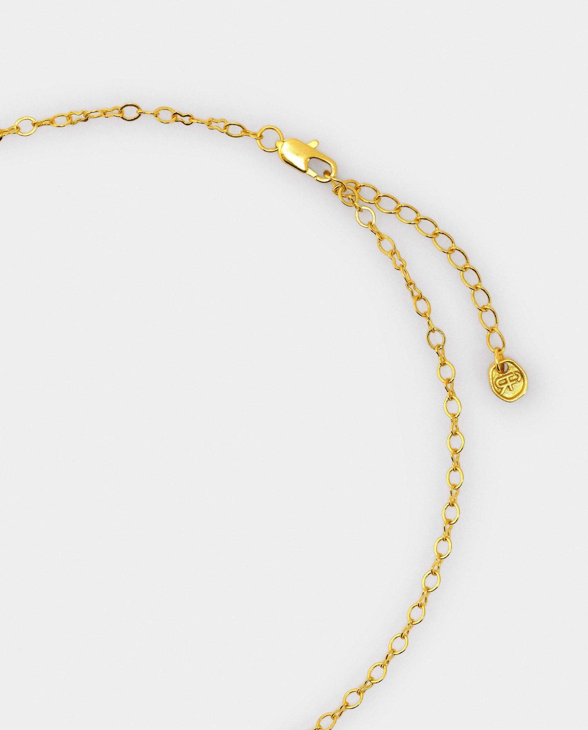 Collar Little Taslismans for Big Wishes bañado en oro de 18 k con ...