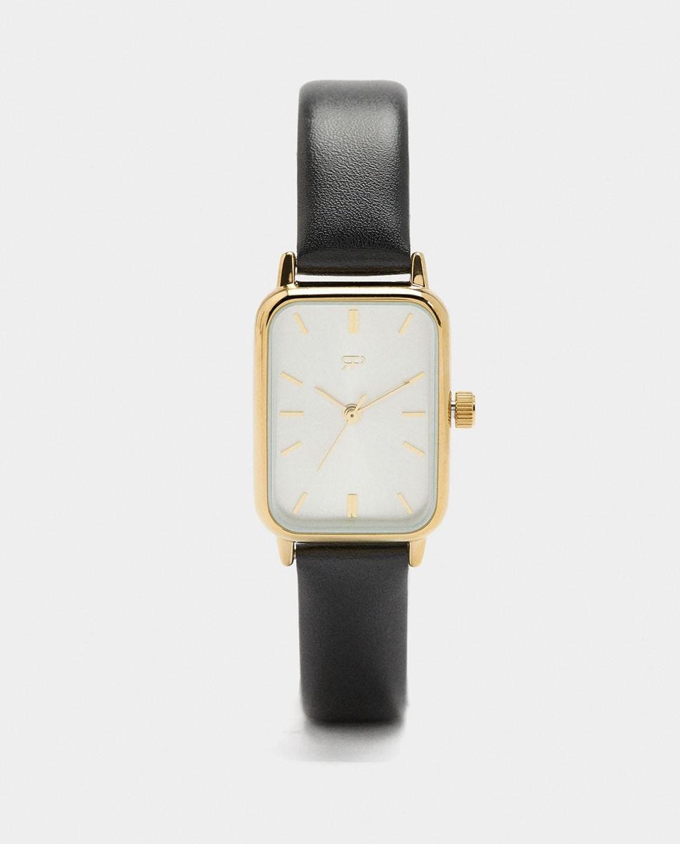 Reloj de mujer Parfois cuadrado con cierre de hebilla Negro · El Corte ...